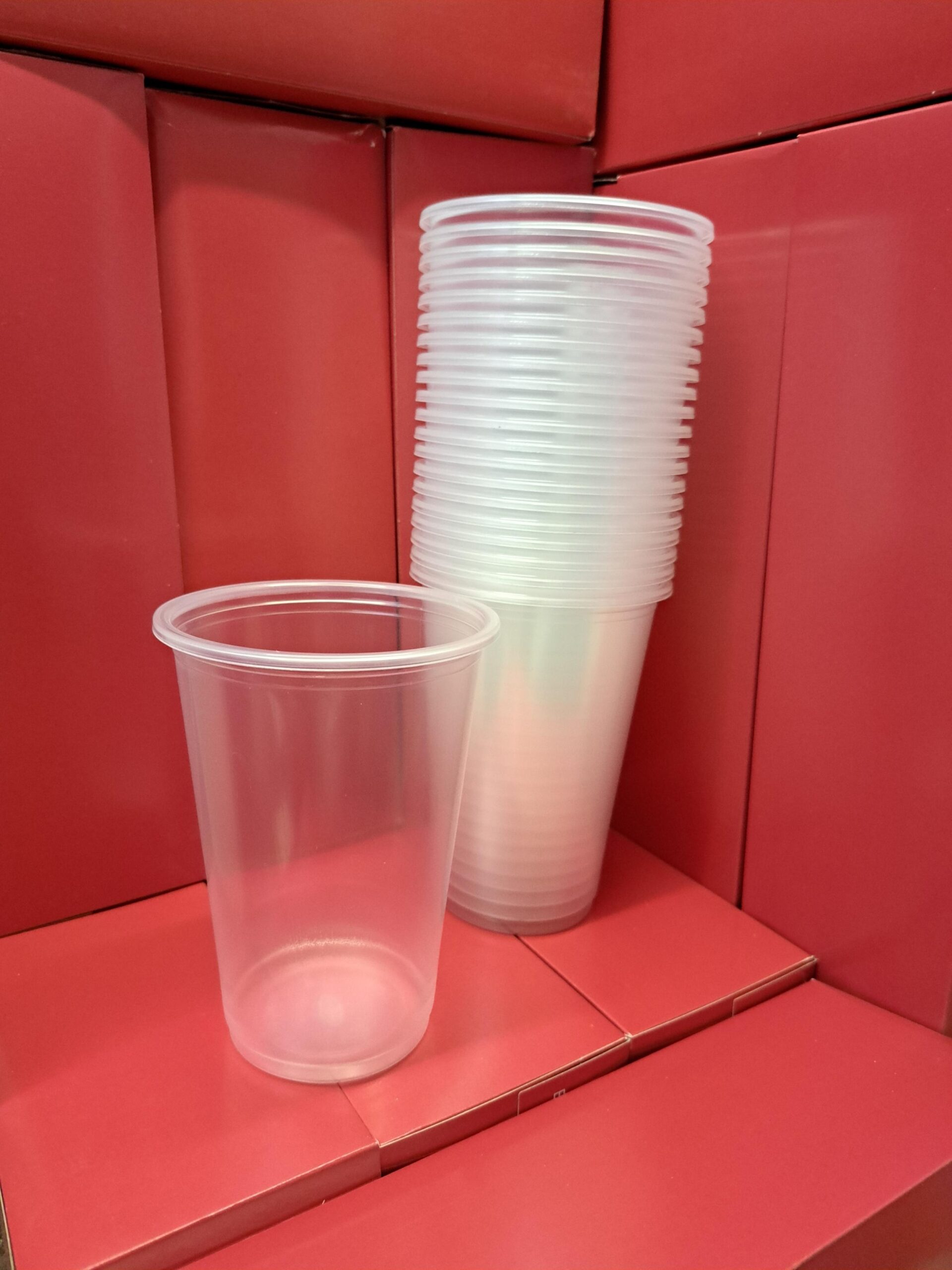 500ml PLASTIC CUP ZIBO BOX 500 CUPS R610 - Mihati Catering Equipment